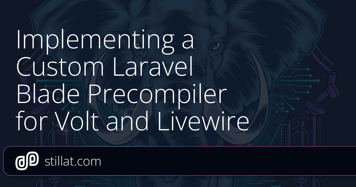 Implementing a Custom Laravel Blade Precompiler for Volt and Livewire ...