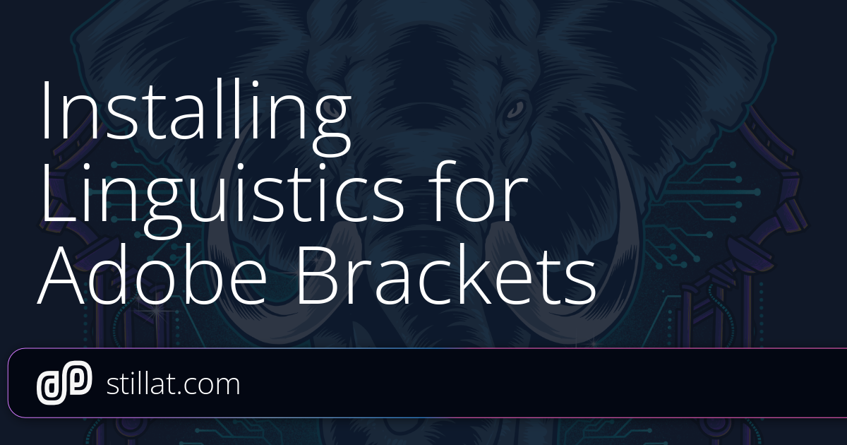 Installing Linguistics for Adobe Brackets » Stillat